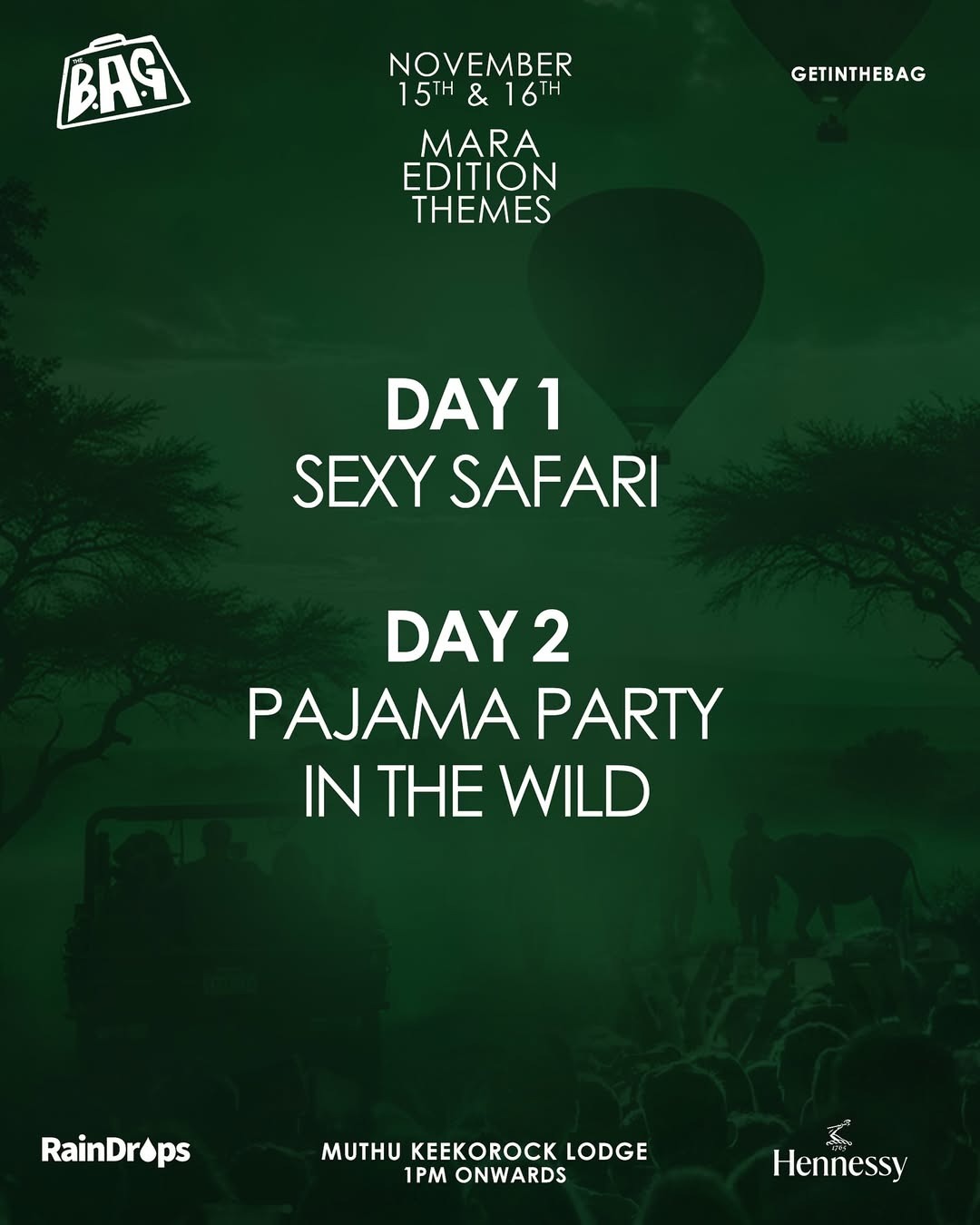 Tickets | The B.A.G. • Mara Edition (November) - Nairobi Events Guide
