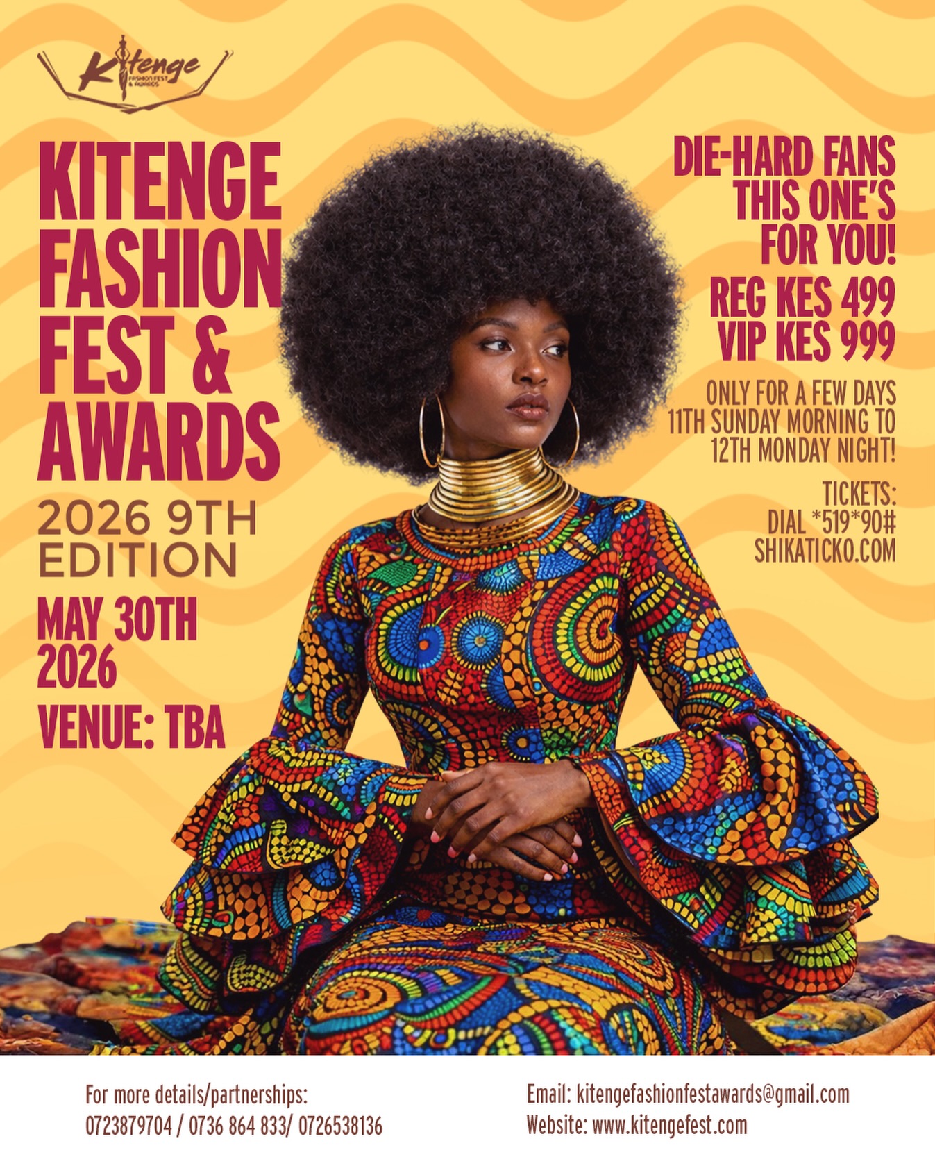 Tickets | Kitenge Fashion Festival - Nairobi Events Guide